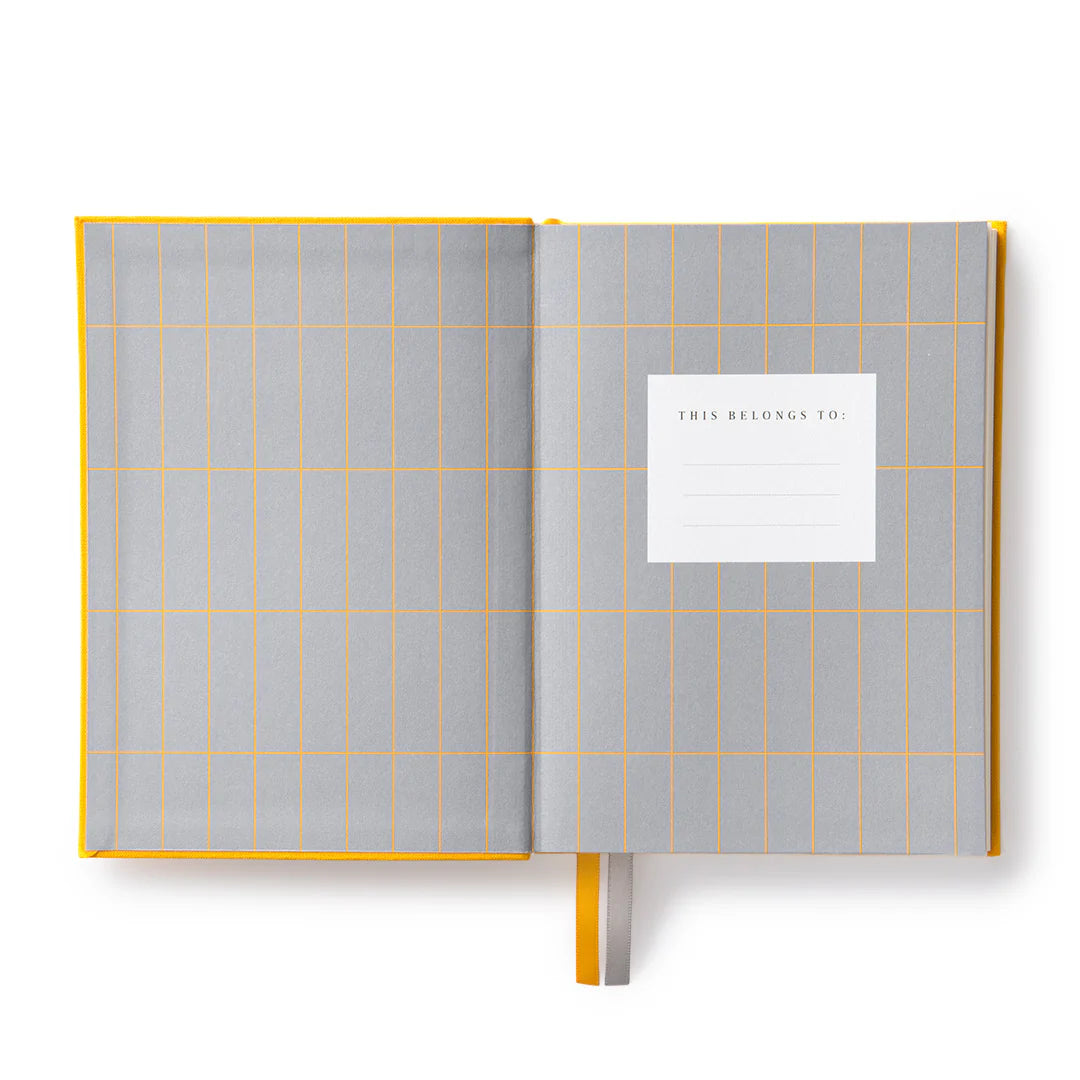 Daily Undated Planner - Yellow – Duly Noted Stationery
