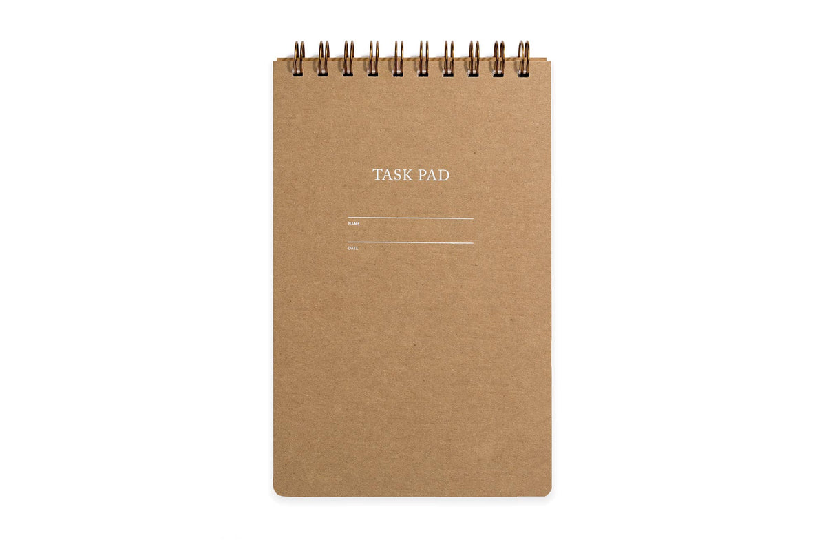 Task Pad Notebook - Kraft – Duly Noted Stationery