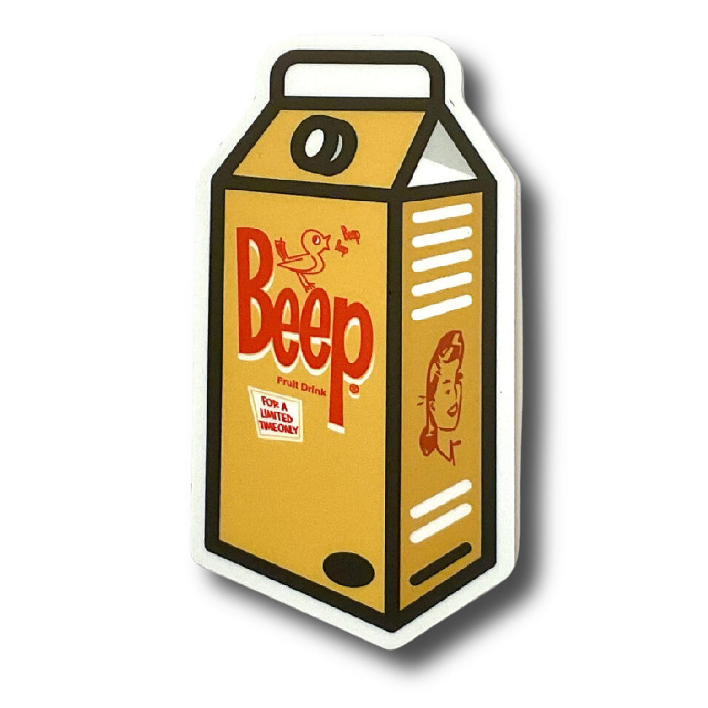 Sticker - Beep Carton – Duly Noted Stationery