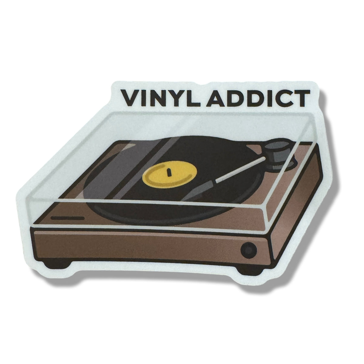 Sticker - Vinyl Addict – Duly Noted Stationery