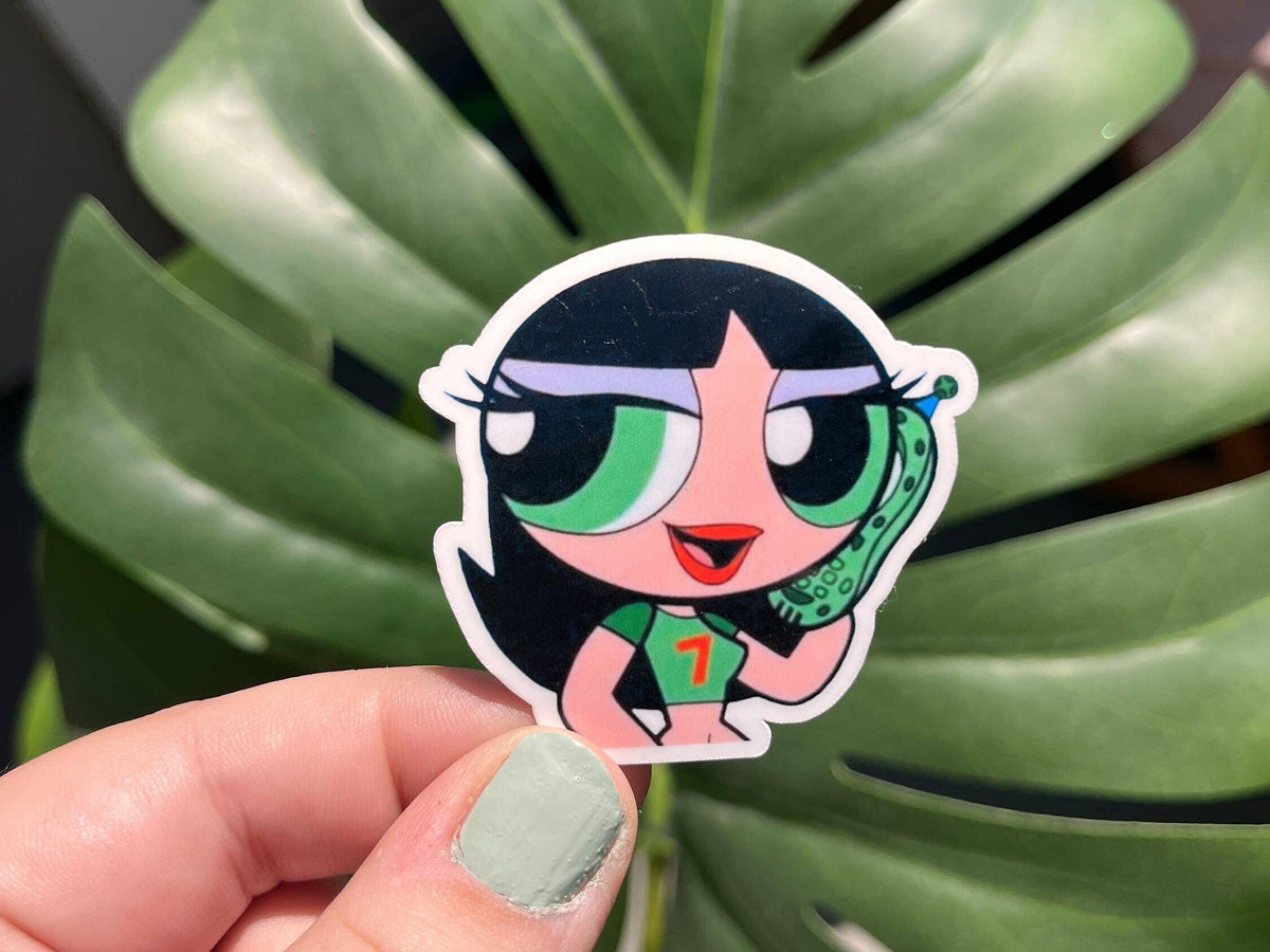Buttercup Powerpuff Girls Sticker, 90s Throwback Cartoon – Duly Noted ...