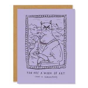 Badger & Burke Greeting Card - Work of Art – Duly Noted Stationery