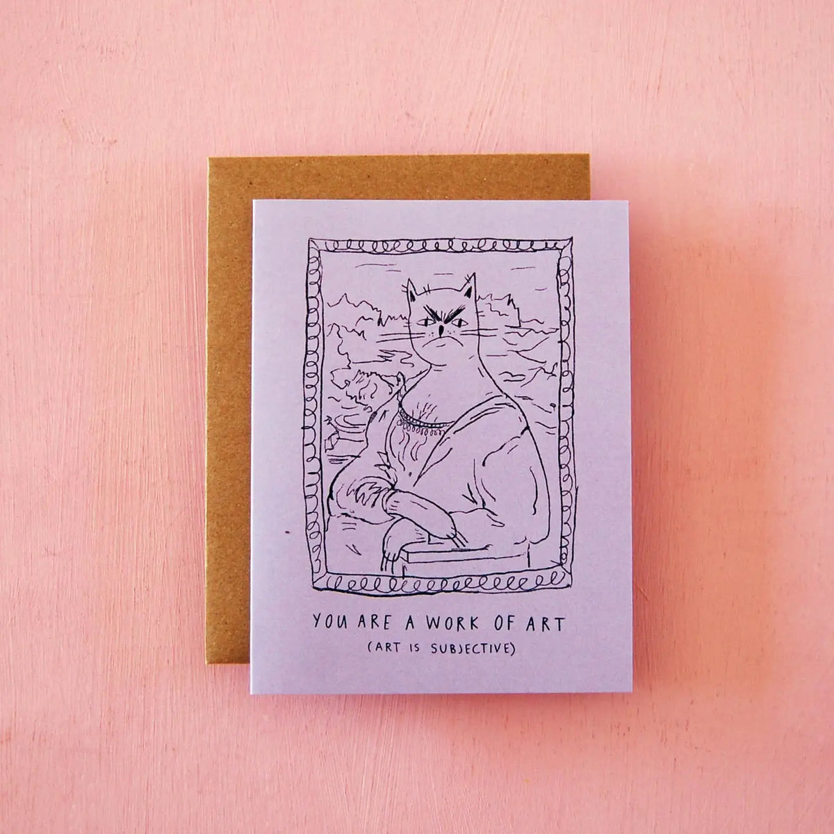 Badger & Burke Greeting Card - Work of Art – Duly Noted Stationery