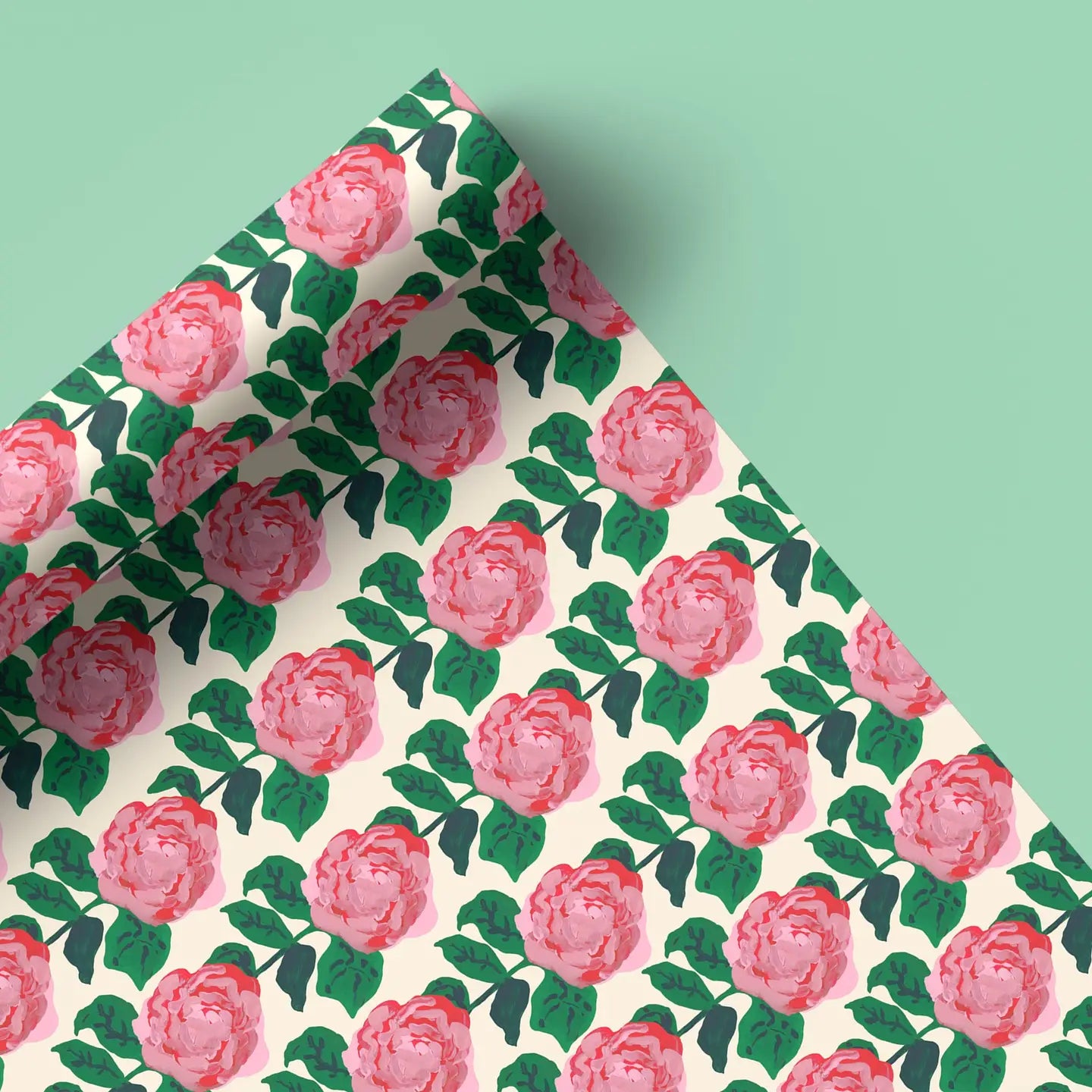 Wrapping Sheet - Roses – Duly Noted Stationery