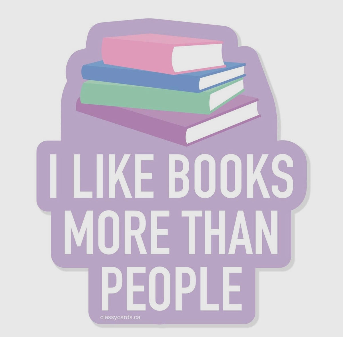 Sticker - I Like Books – Duly Noted Stationery