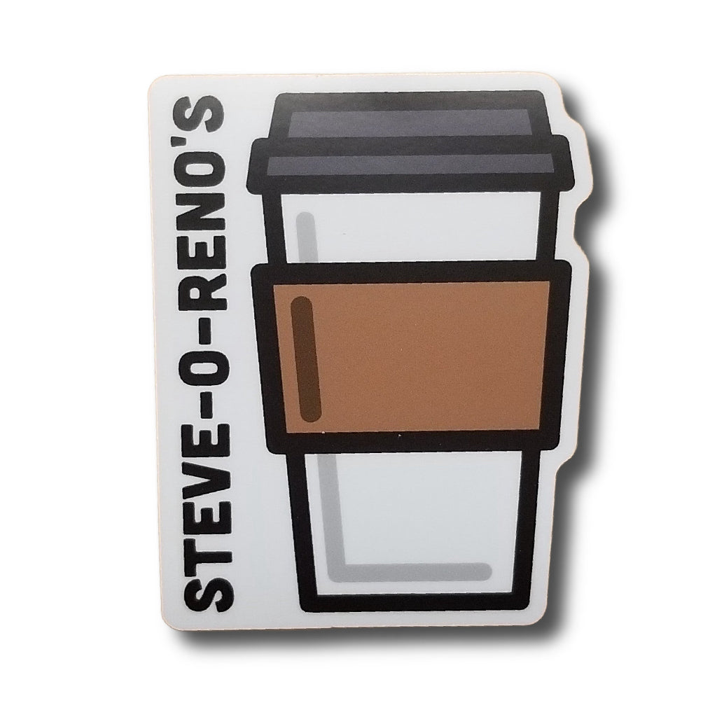 Sticker - Steve-O-Reno's – Duly Noted Stationery