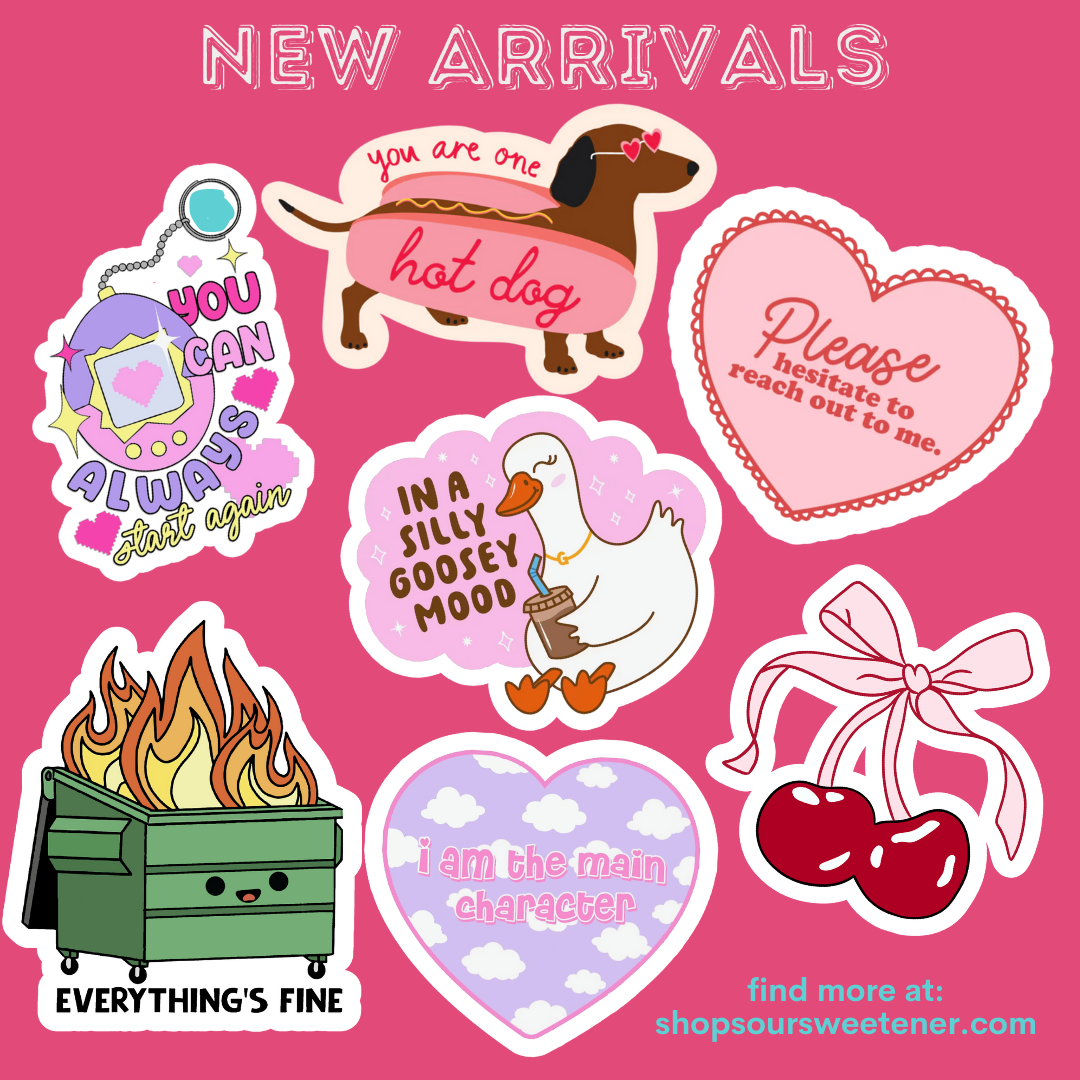 Coquette Pickle Jar Sticker, Just A Girl, Trendy Aesthetic – Duly Noted ...