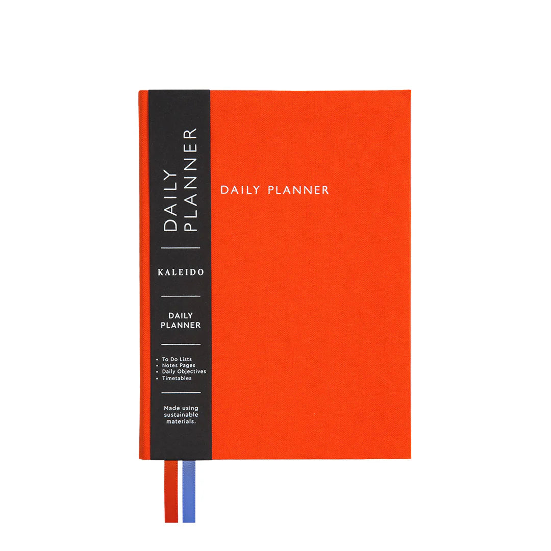 Daily Undated Planner - Orange – Duly Noted Stationery