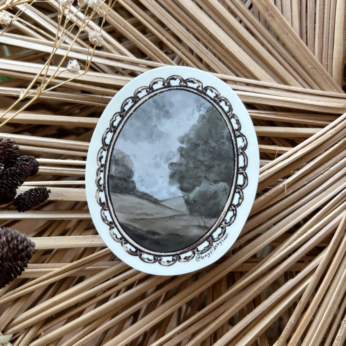 Sticker - Vintage Frame Field – Duly Noted Stationery