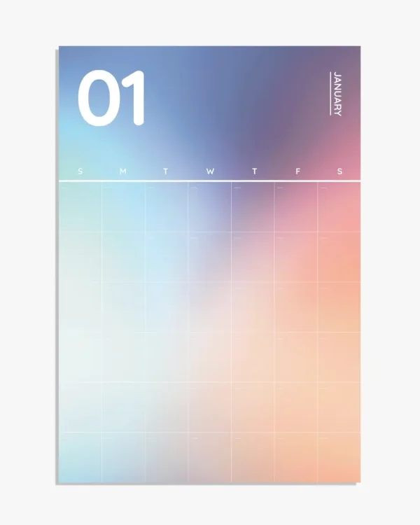 Spectrum Wall Planner - Prism – Duly Noted Stationery