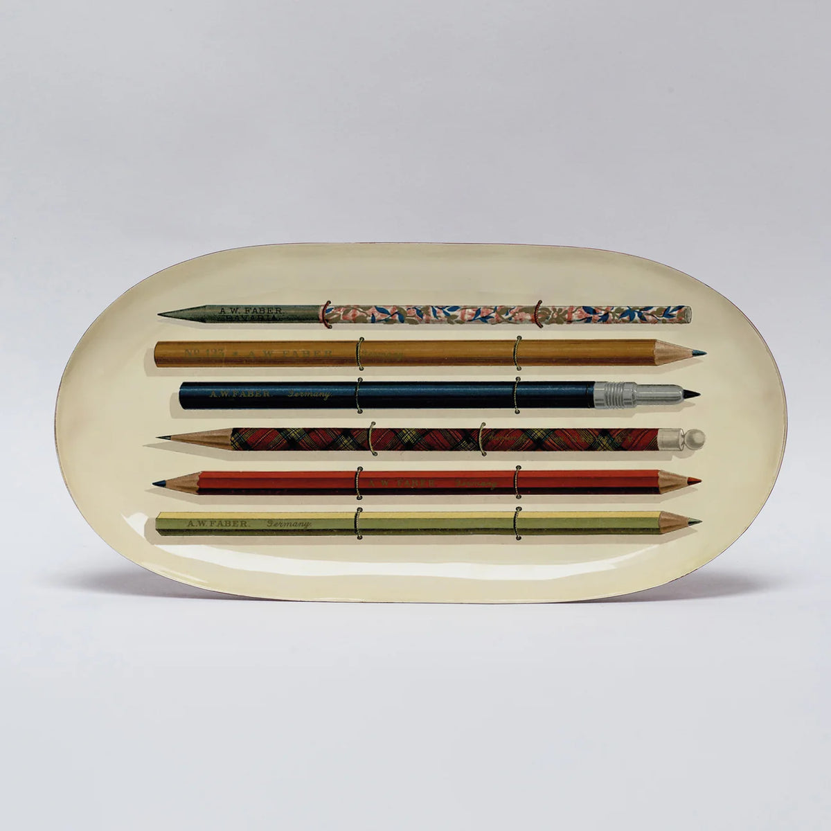 Oval Enamel Tray - Vintage Pencils – Duly Noted Stationery