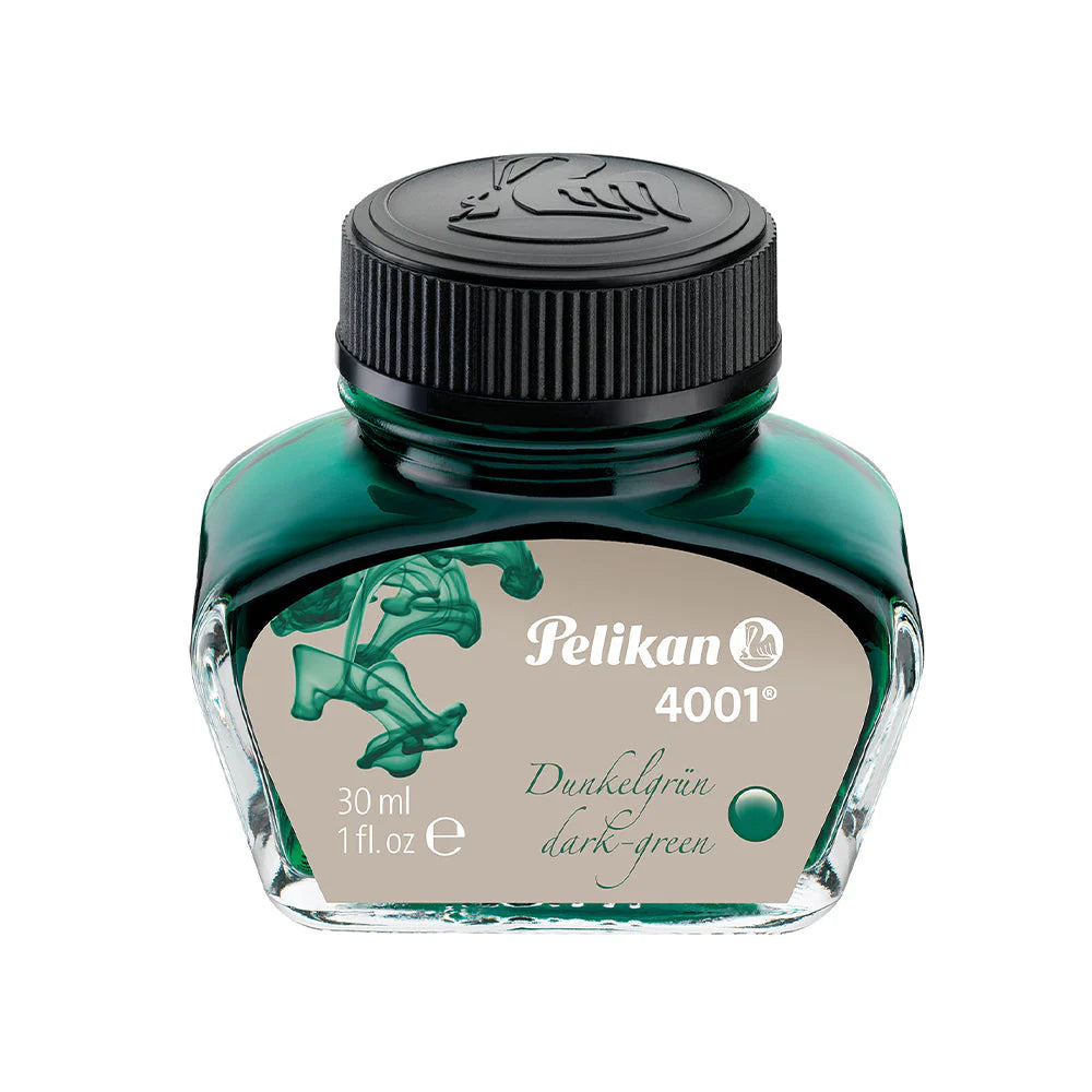 Pelikan 4001 Bottled Ink - Dark Green – Duly Noted Stationery