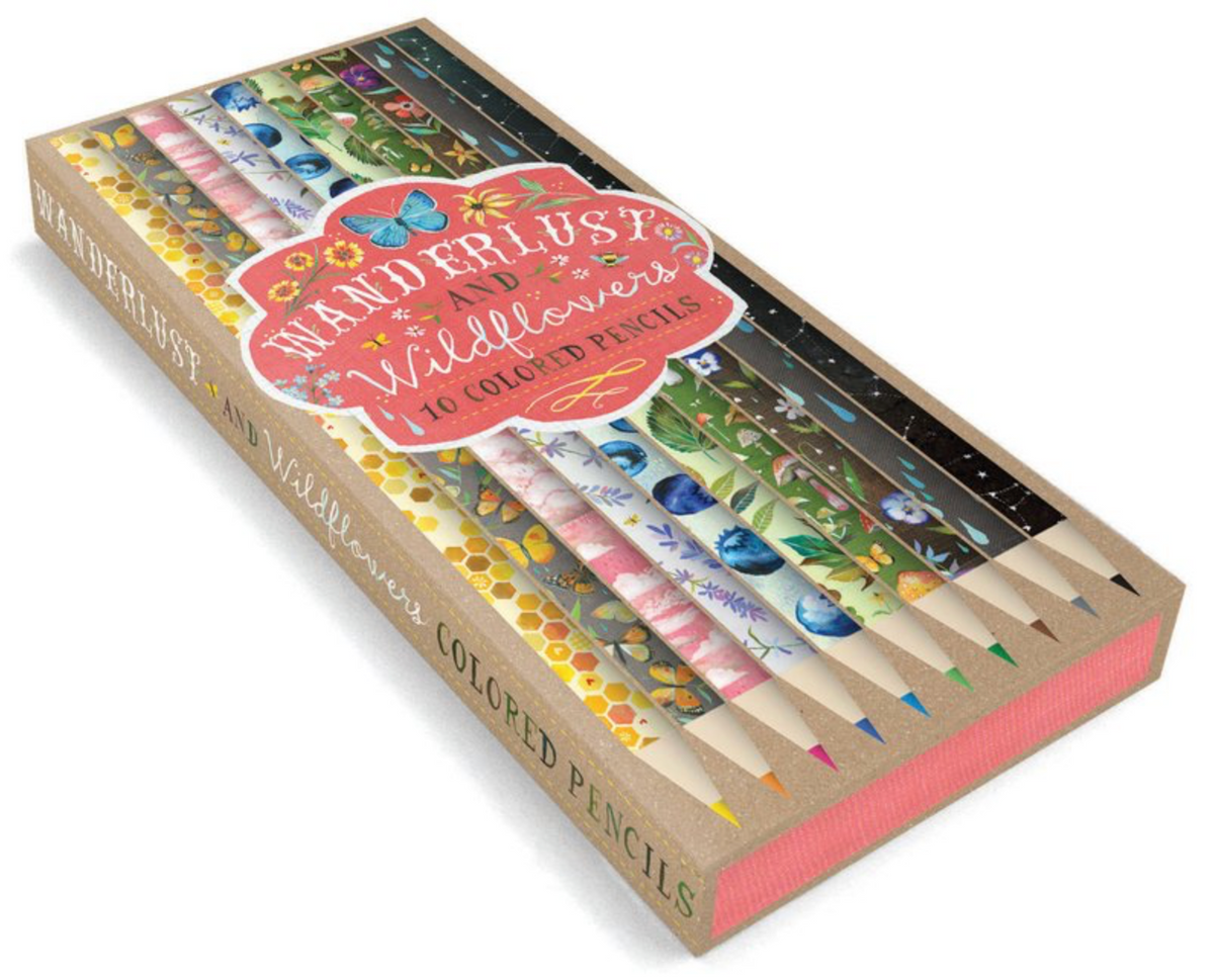 Wanderlust and Wildflowers: 10 Colored Pencils – Duly Noted Stationery