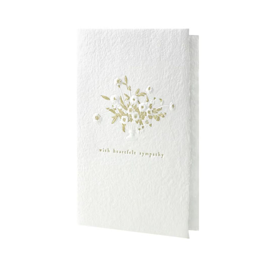 Oblation Greeting Card - Sympathy Bouquet – Duly Noted Stationery