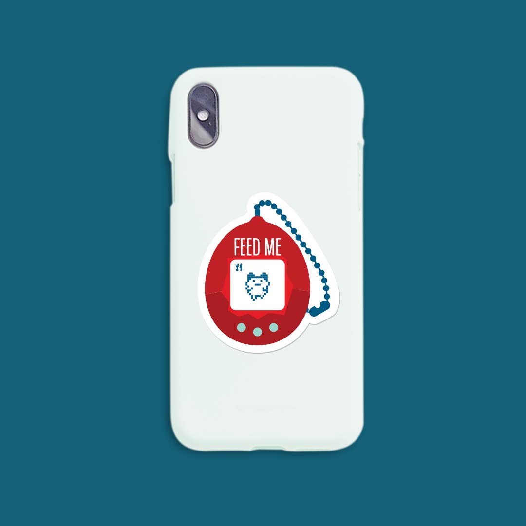 Sticker - Feed Me Tamagotchi – Duly Noted Stationery