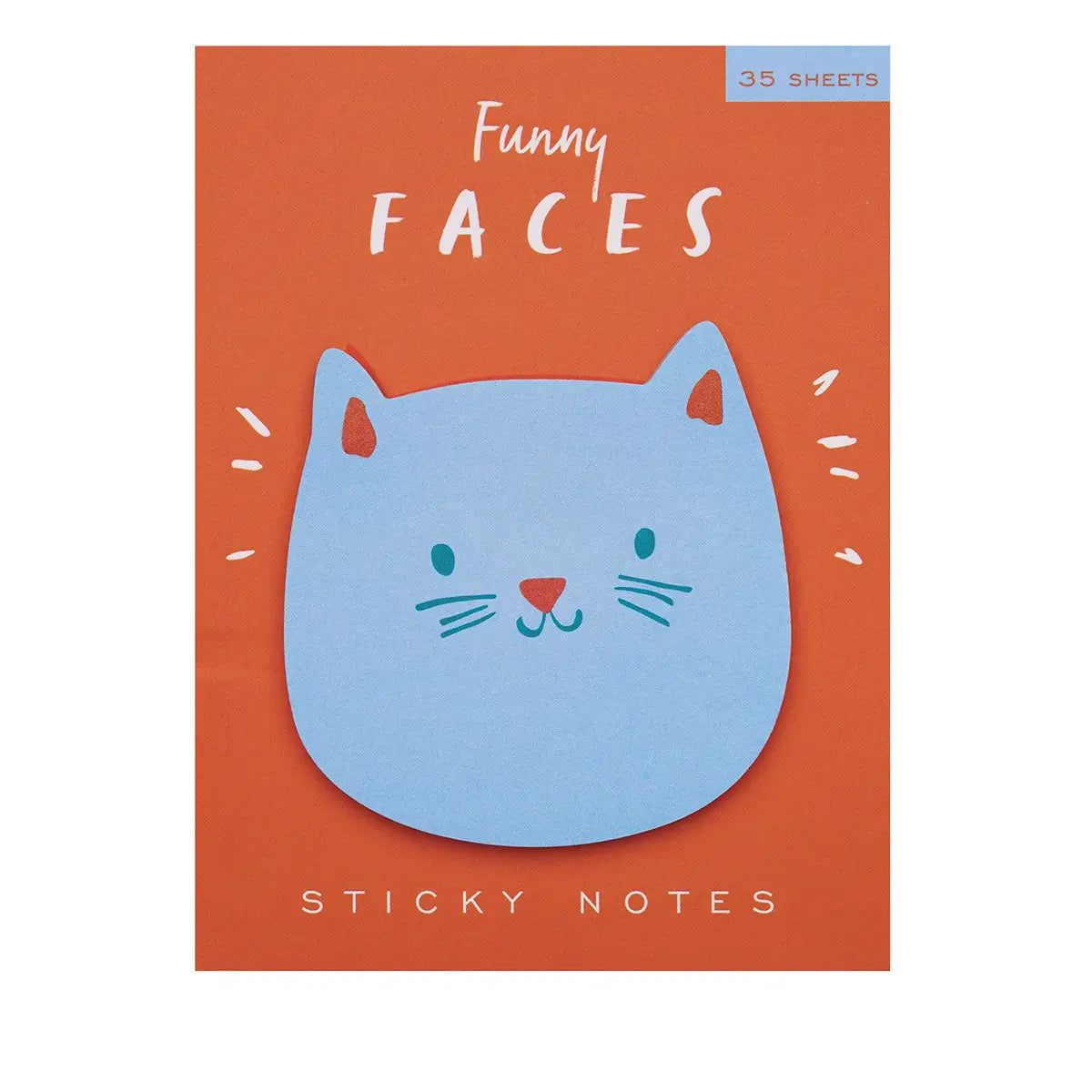Sticky Notes - Funny Faces Cat – Duly Noted Stationery