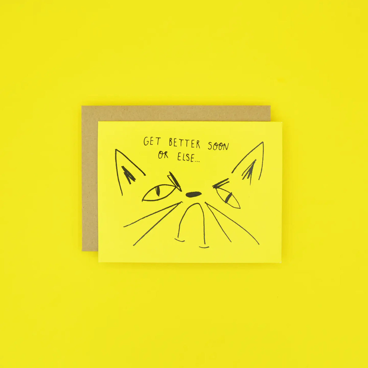 Badger & Burke Greeting Card - Snitty Kitty Get Better – Duly Noted ...