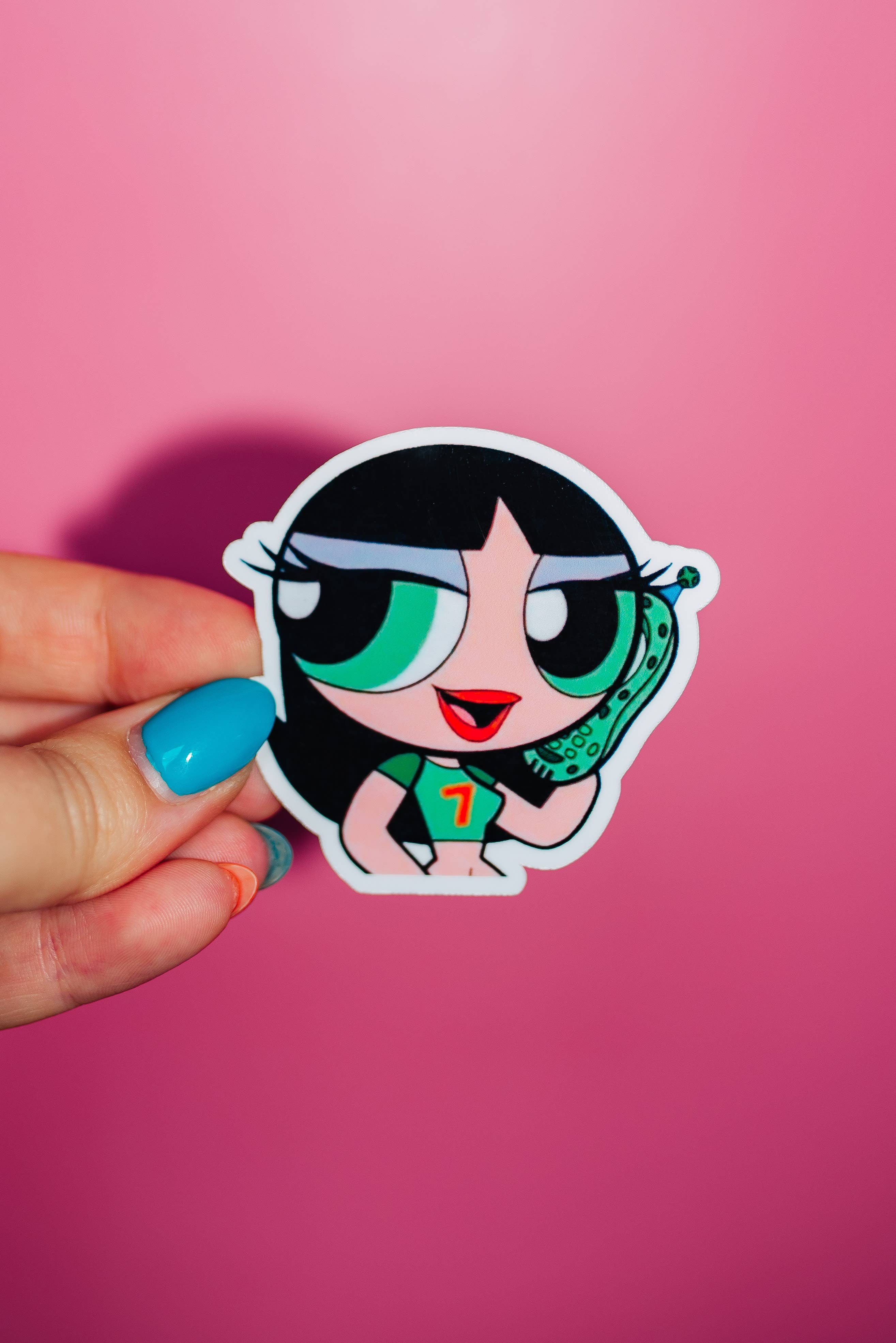 Buttercup Powerpuff Girls Sticker, 90s Throwback Cartoon – Duly Noted ...