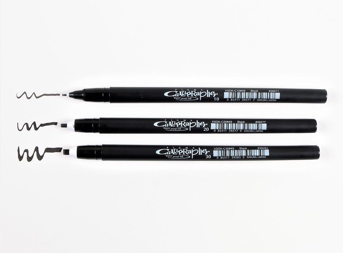 Pigma Pen - Calligrapher 2mm – Duly Noted Stationery