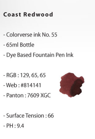Colorverse Bottled Ink Set - Coast Redwood + Redwood Forest – Duly ...