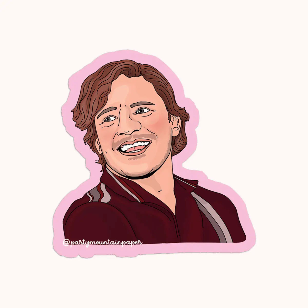 Sticker - Pedro Smiley – Duly Noted Stationery