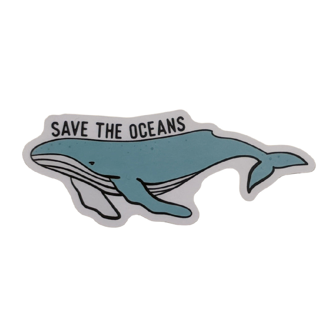 Sticker - Save The Oceans – Duly Noted Stationery