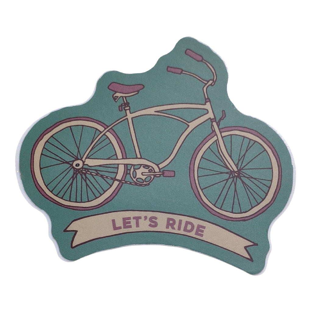 Sticker - Let's Ride Bicycle – Duly Noted Stationery
